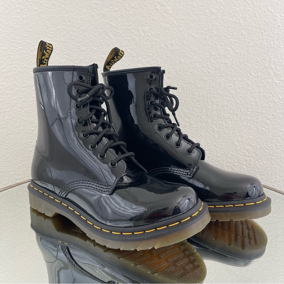 Dr. Martens | Shoes | Dr Martens Black Lucido Shiny Patent Leather 46 ...